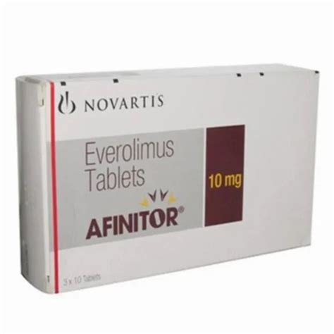 Afinitor Tablets For Hospital Strength 10 Mg At ₹ 17000box In Pune
