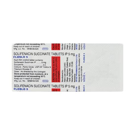 Floslo 5mg Tablet Uses Dosage Side Effects Buy Online