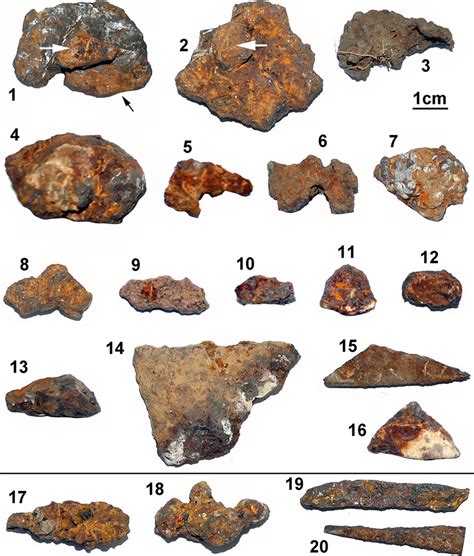 The General Appearance Of The Iron Objects Under Consideration Objects