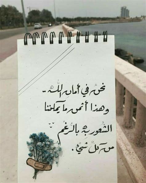 نحن في أمان الله وهذا أثمن ما يمكننا الشعور به بالرغم من كل شئ Quran