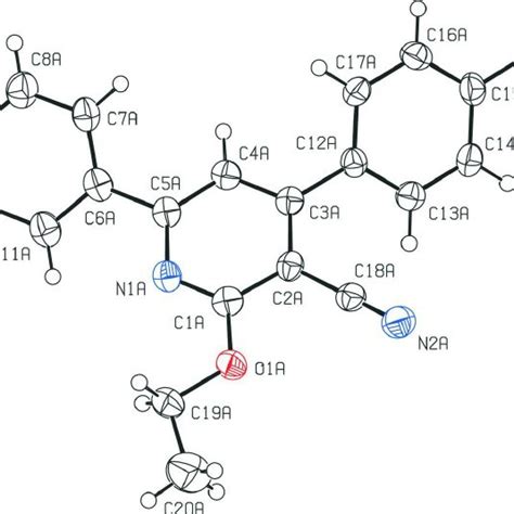 The Molecular Structure Of Molecule B In The Asymmetric Unit Of The