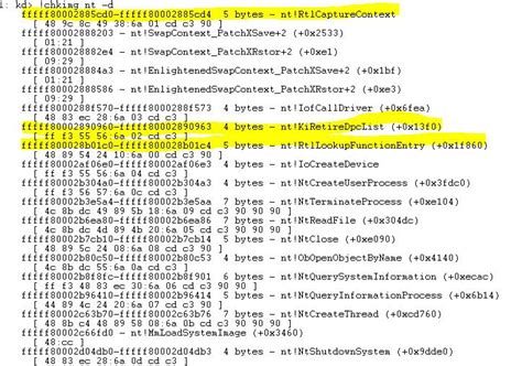 Analyzing The Uroburos Patchguard Bypass Mcafee Blog