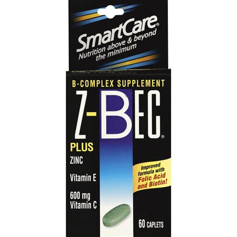 Smartcare Z Bec B Complex Supplement Tablets 60 Ct Instacart