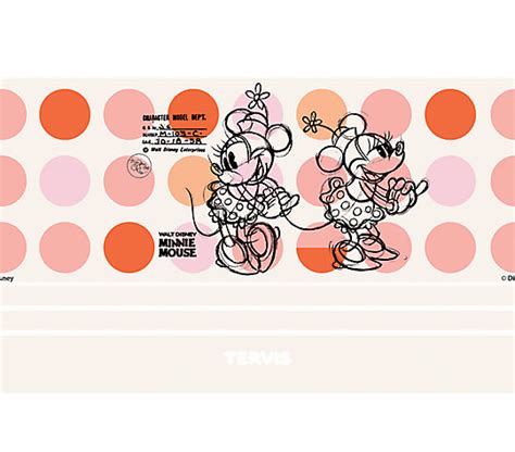 Disney Minnie Mouse Melody 20 Oz Stainless Tumbler Clear And