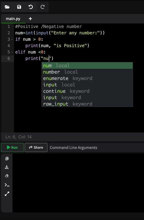 Positive Or Negative Number Python Programming Coding Python