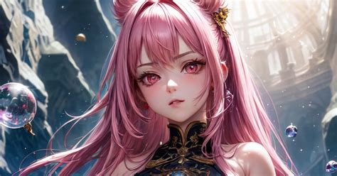 Aiイラスト Pink Hair Magical Girl 3 Aechaのイラスト Pixiv