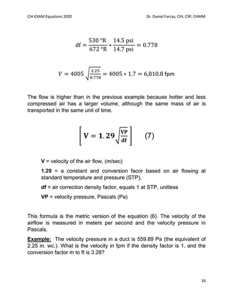Cih Exam Equation Fully Explained Pdf