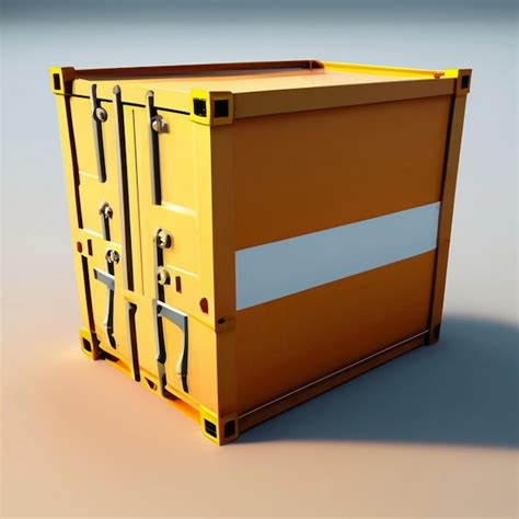 Premium Ai Image Logistic Cargo Box