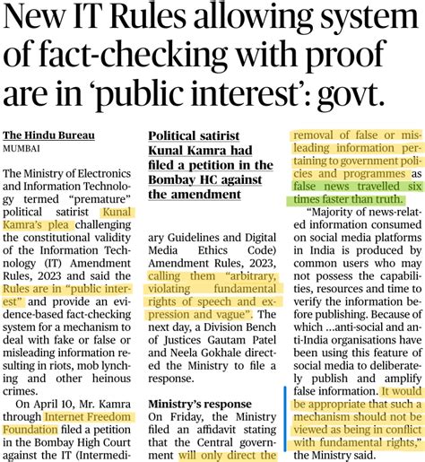 New It Rules Allowing System Of Fact Checking With Proof Are In ‘public