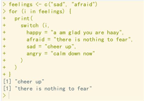 R语言中switch语句结构 小鲨鱼2018 博客园 R语言中switch语句结构 小鲨鱼2018 博客园