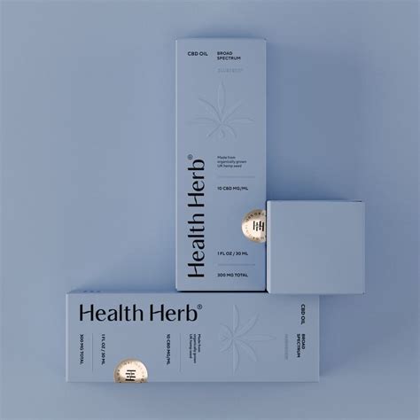 Health Herb® Health And Pharmacy Package Inspiration Packaging