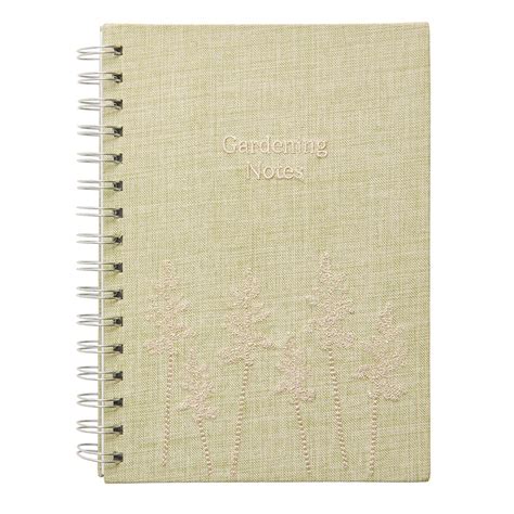 Wilko Floral Green Garden Notebook Wilko