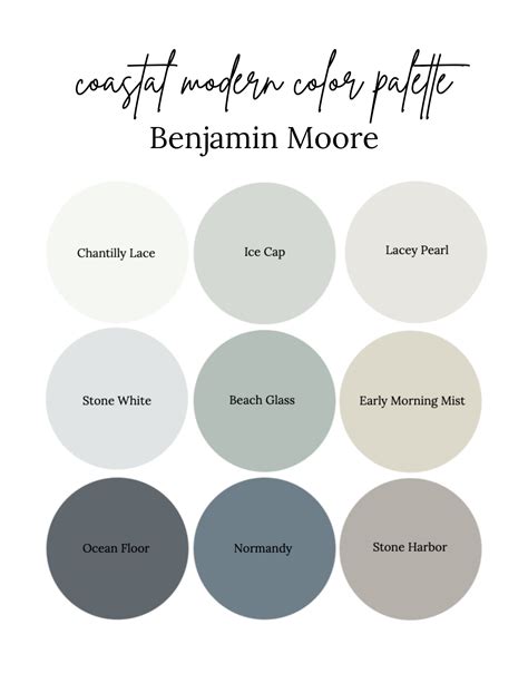 Benjamin Moore Color Combinations