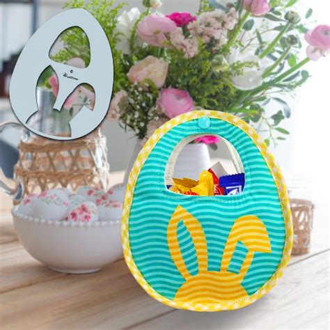 Diy Easter Egg Basket Sewing Template With Instructions