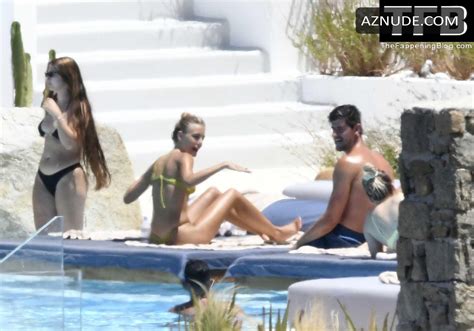 Mishel Gerzig Sexy Seen Flaunting Her Hot Bikini Body In Mykonos Aznude