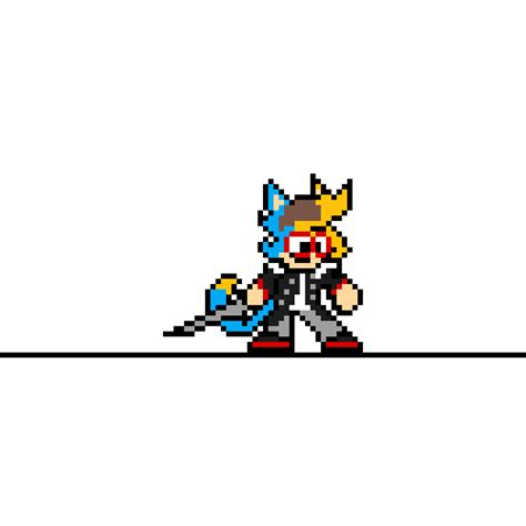 Pixilart New Axel Cat Sprite By Makkusu
