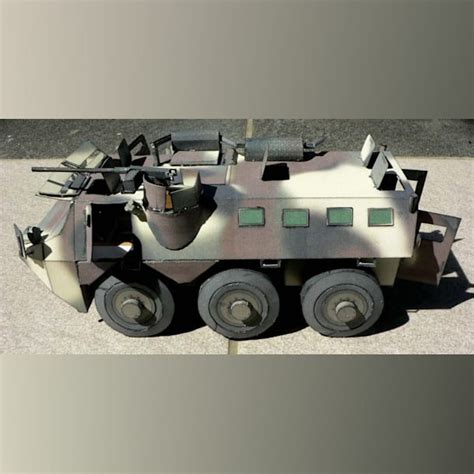 Бумажная модель Бронетранспортер Aps 3 Anoa