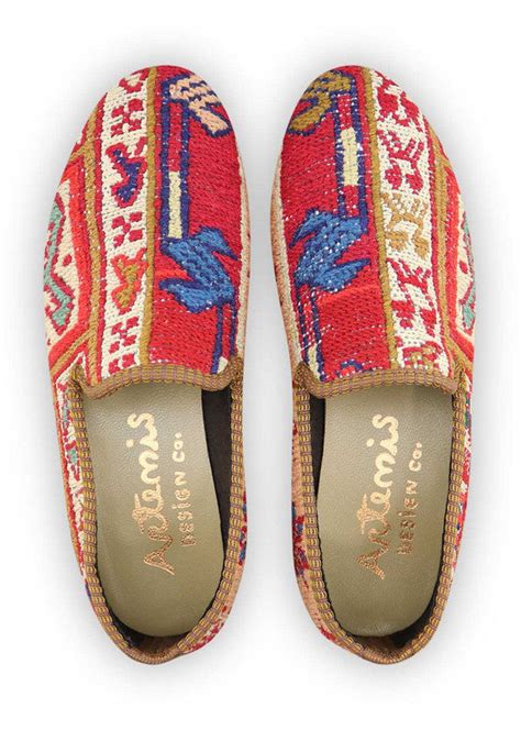 Womens Sumak Kilim Smoking Shoes Size 95 Artemis Design Co