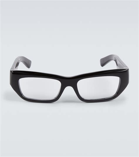 Rectangular Glasses In Black Gucci Mytheresa