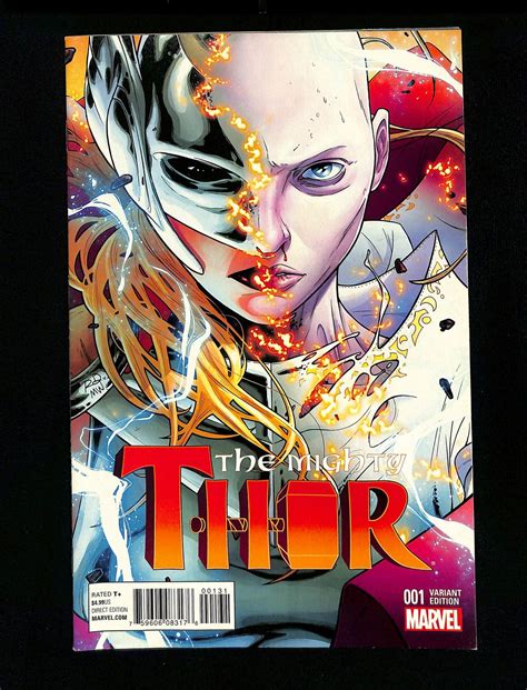 Thor 2014 1 Russell Dauterman Variant 1st Appearance Lady Jane As Thor Comic Books