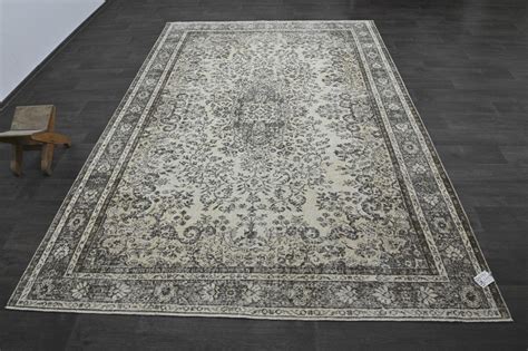 Oushak Turkish Vintage Rug 7x10 Kilim Rug Anatolian Handmade Boho Decor