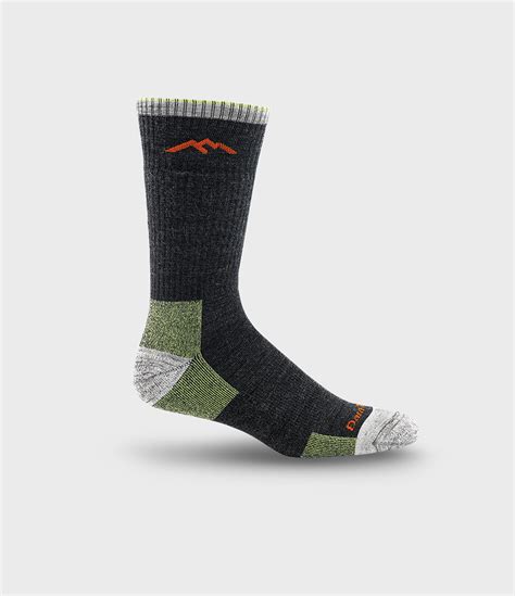 Darn Tough Mens Hiking Socks Lime Midweight Merino Vermont Flannel