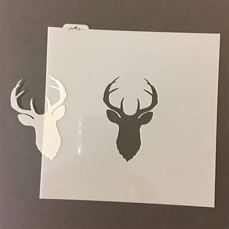 Deer Head Stencil Emmas Sweets