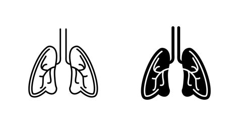 Lungs Vector Icon 24411780 Vector Art At Vecteezy