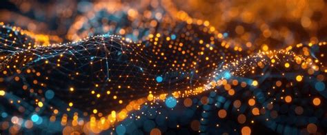 Premium Photo Technology Abstract Blockchain Processing Nodes