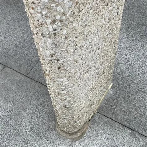 Grc Exposed Stone Texture Wall Panels Wave Curved Custom Facade