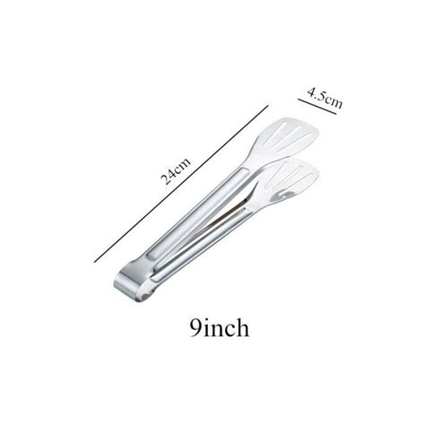 Pince Cuisine9 Inch Pince à Pain En Acier Inoxydable Pince à