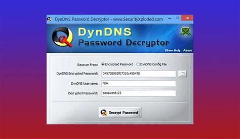 Dyndns Password Decryptor Download Latest 2026 Filecr
