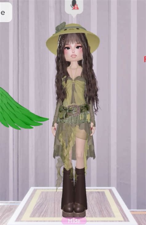 Dti Outfits Green Theme