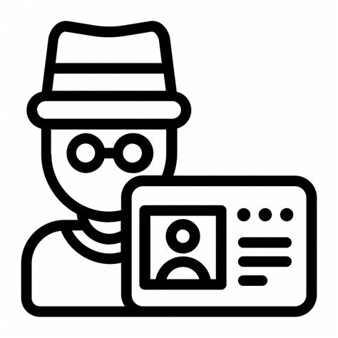 Badge Id Identity Theft Icon Download On Iconfinder
