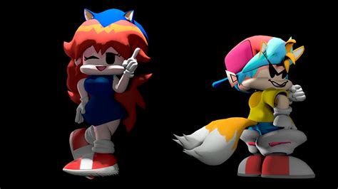 Gf And Bf Sonic Style By M Ris On Deviantart