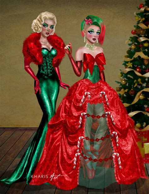 Feminized For Holiday Party By Kharis Art On Deviantart