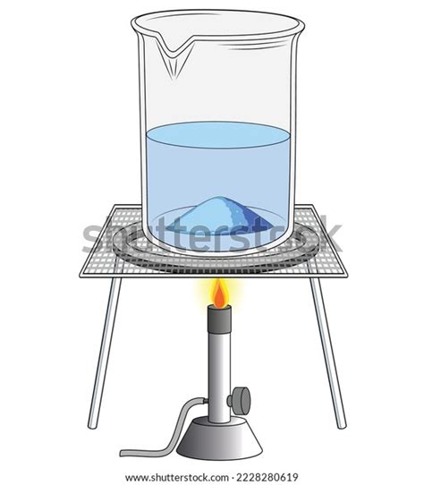 Apparatus Fractional Crystallization Solution Two Kind Stock Vector