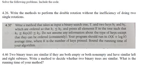 solved solve the following problems include the code 4 26
