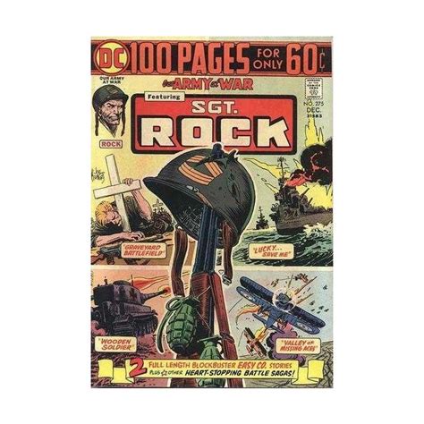 Our Army At War 1952 275 40 Vg Sgt Rock 1 Spine Split House