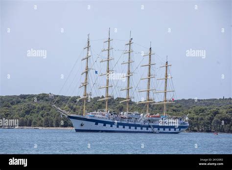 Photo Taken On June 27 Shows 134 8 Meters Long Sailing Ship Royal