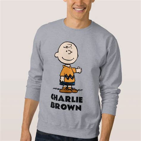 Peanuts Charlie Brown Sweatshirt Zazzle