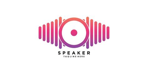 Premium Vector Speaker Sound System Logo Design With Creative Concept
