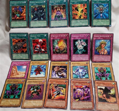 Yu Gi Oh Cards Collectible Game Cards 20 Card Lot Etsy