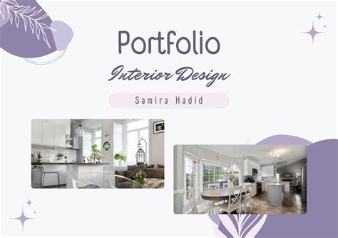 Interior Design Portfolio Cover Examples
