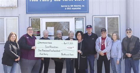 Northwest Bank Donates 1500 To Linton Community Food Pantry Reed Levitz