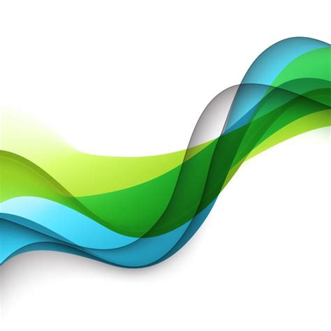 Vector Green Blue Yellow Wave Background Free Vector Graphics All