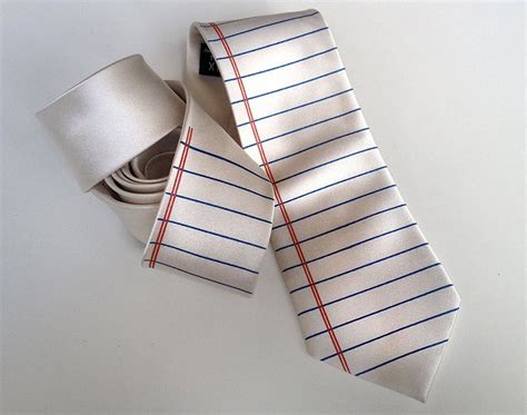 Notebook Paper Tie