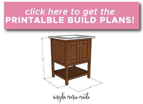 Diy Bathroom Vanity Plans How To Build A 60 Diy Bathroom Vanity From