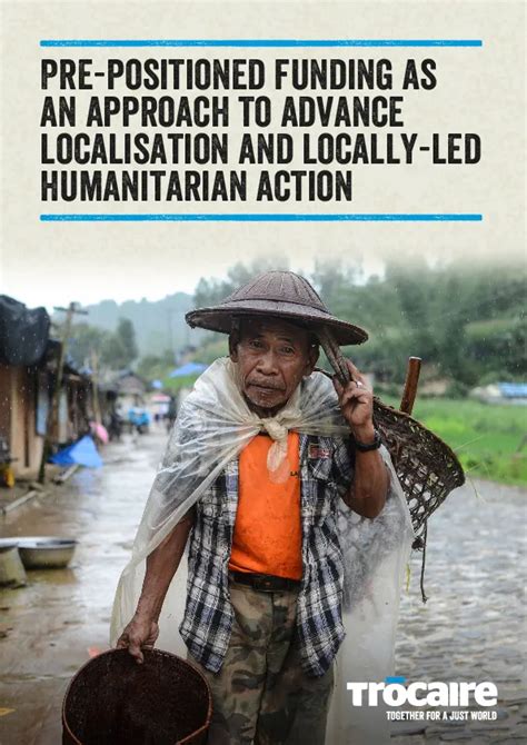 Pre Positioned Funding As An Approach To Advance Localisation And Locally Led Humanitarian