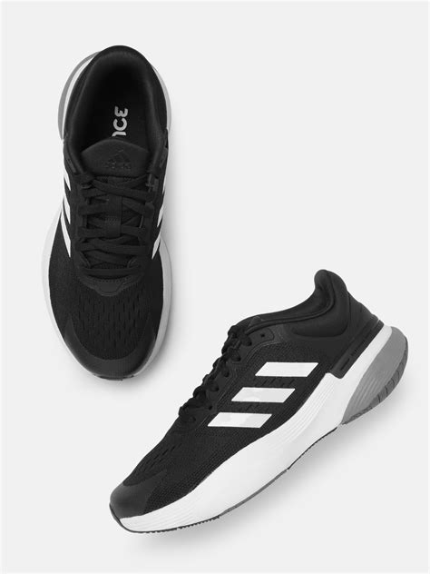 Buy Adidas Men Black And White Woven Design Response Super 30 Running